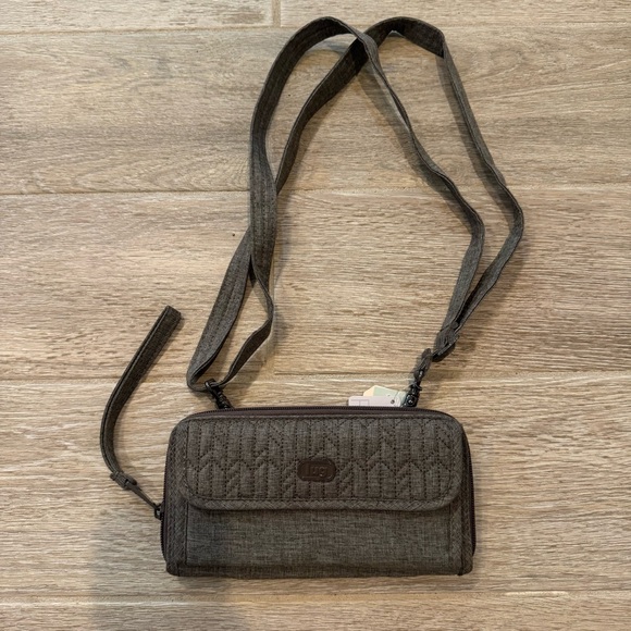 lug | Bags | Lug Kickflip 3 Gray Walnut Crossbody Bag | Poshmark